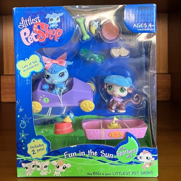 Littlest Pet Shop | Toys | Littlest Pet Shop Lps Fun In The Sun Monkey ...